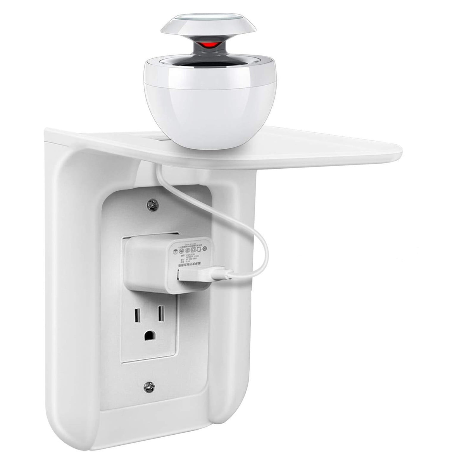 Matoen Single Wall Outlet Shelf Home Wall Shelf Organizer for Outlets ...