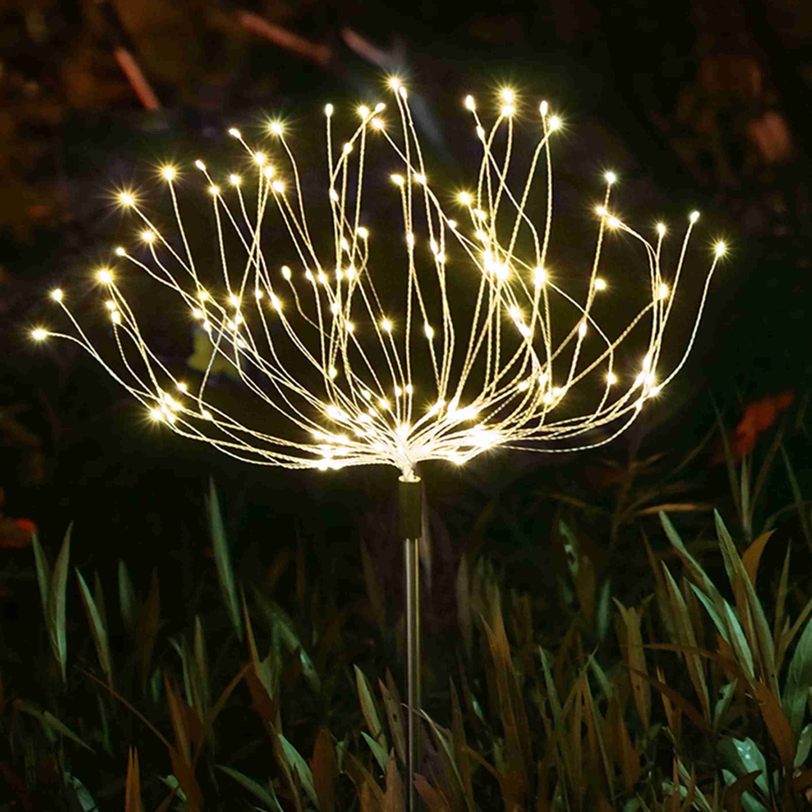 Matoen Solar Garden Lights Outdoor, Fairy Fireworks Light Waterproof ...