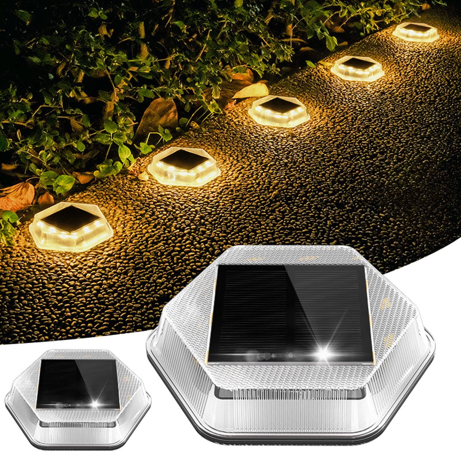 Matoen Solar Ground Lights, Waterproof Solar Garden Lights, Upgraded ...