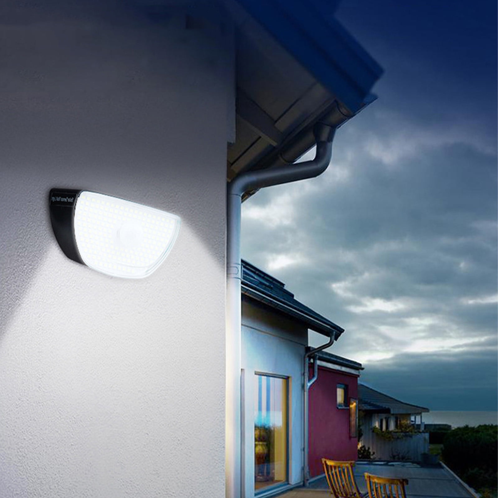 Matoen Solar Outdoor Lights, Solar Light with Motion Sensor for House ...