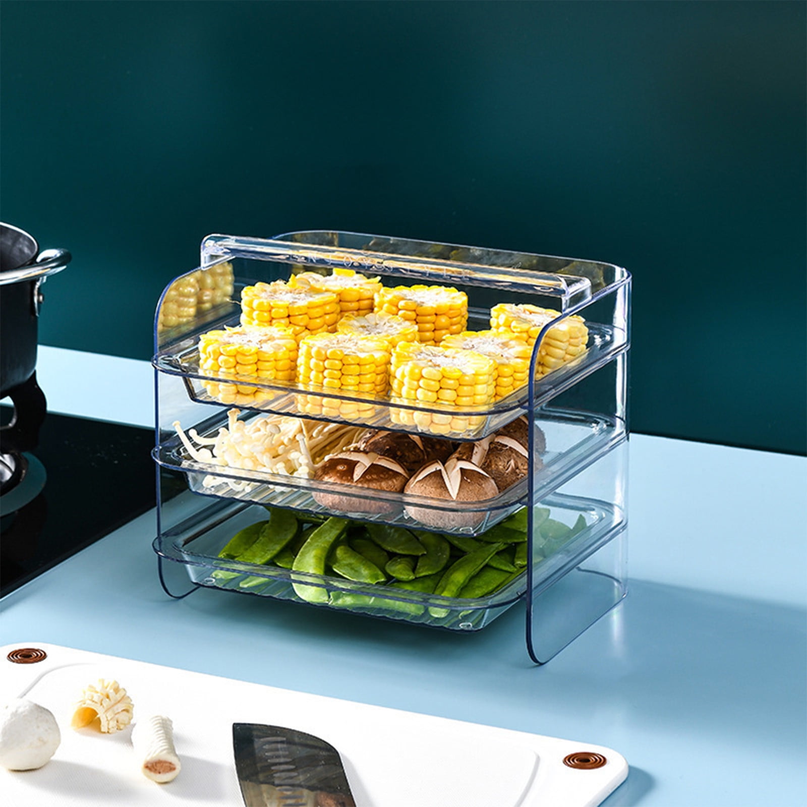 Matoen Stackable Fruit Organizer, Multi-layer Potato Onion Storage for ...