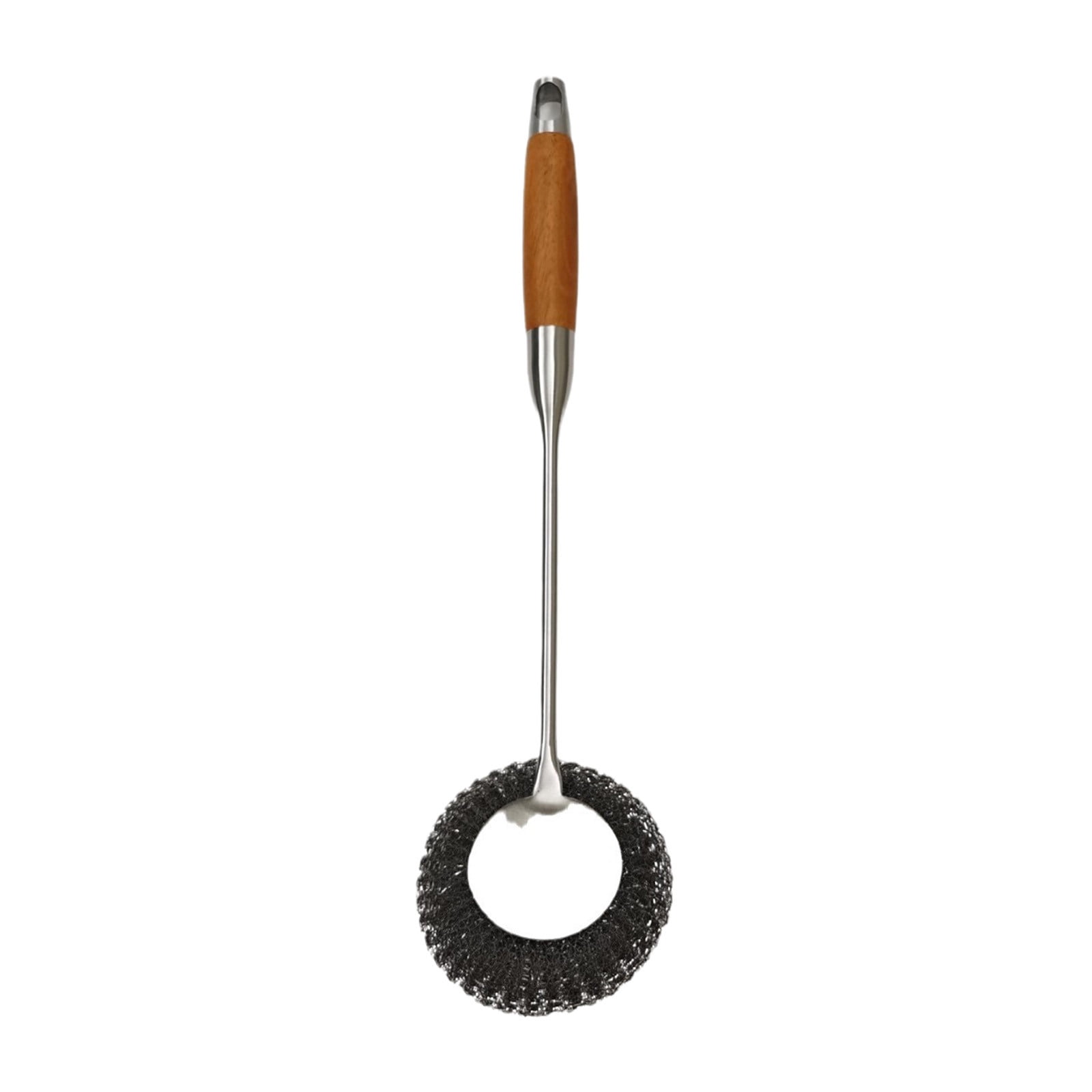 Matoen Stainless Steel Scrubber with Handle, Deep Cleaning Steel ...