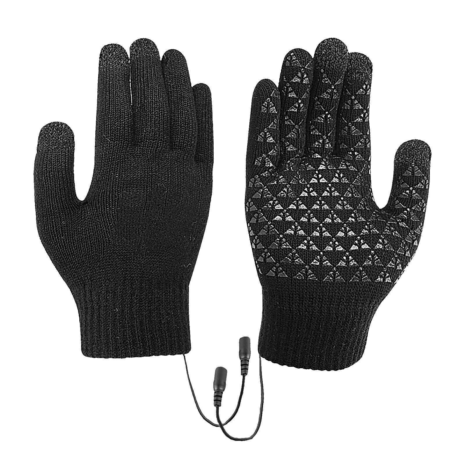 Matoen USB Heated Gloves, Touchscreen Mitten Winter Gloves for Typing ...