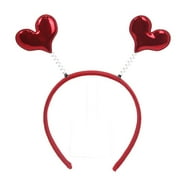 Way to Celebrate Valentine's Day Red Pink Heart Headband, 1 Piece ...