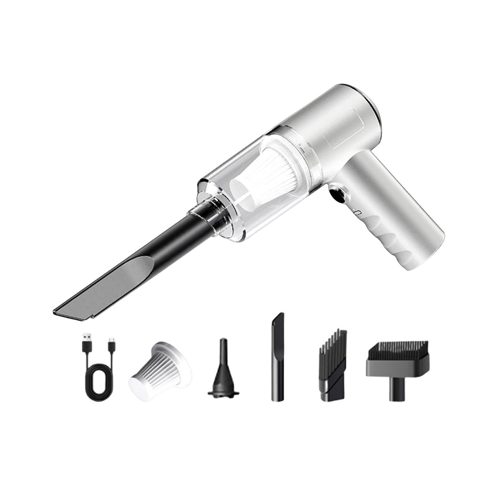 Matoen Wireless Compressed Air Duster &Car Vacuum, Portable Small ...