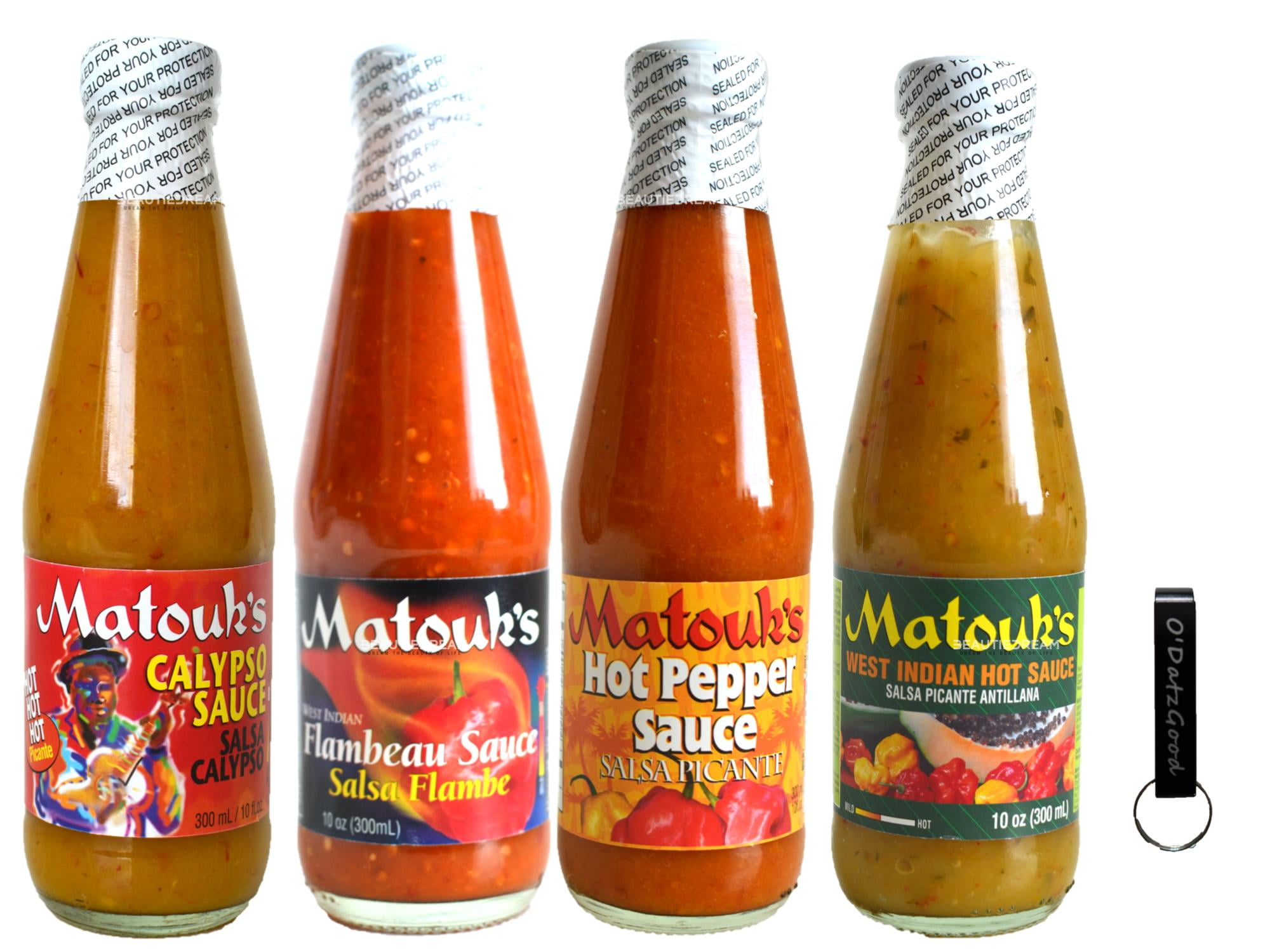 Matouk's Calypso Flambeau West Indian and Hot Pepper Sauce 10 Ounce ...