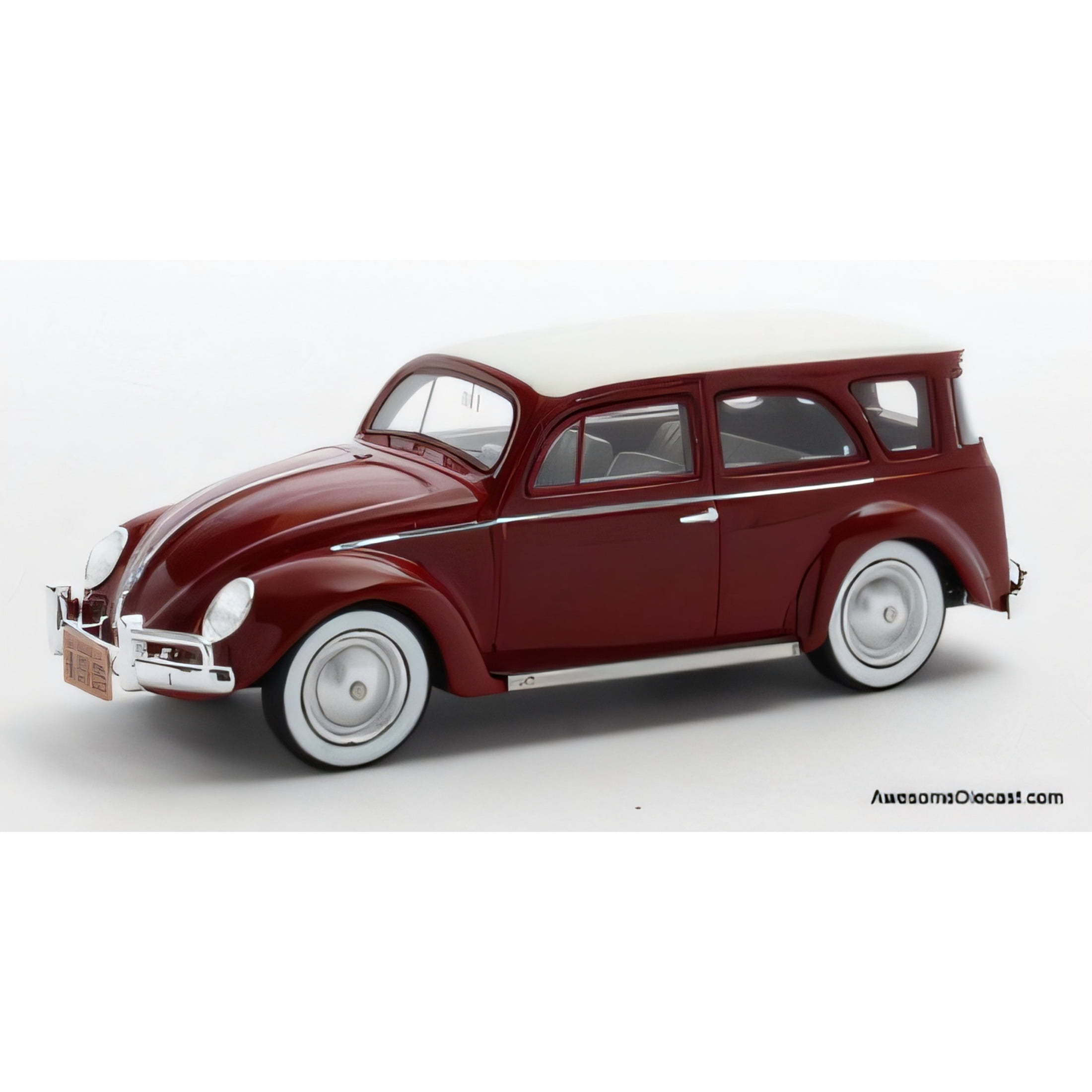 Matrix 1:43 1962 Volkswagen Fusca Sw Prototype Wagon, Maroon/white ...