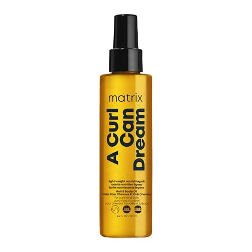 Matrix A Curl Can Dream Light-Weight Hair and Scalp Oil, Controls Frizz ...