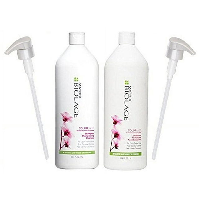 Matrix Biolage ColorLast Shampoo and Conditioner Set, 33.8 Ounces with ...
