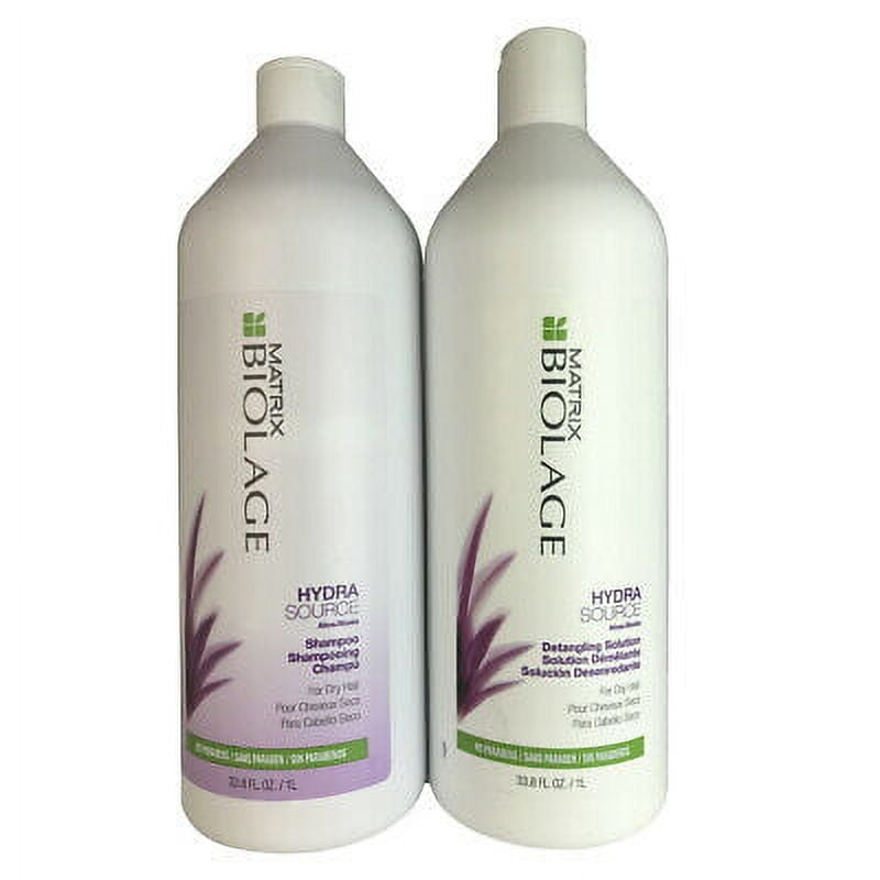 Matrix Biolage Hydrasource Shampoo & Detangling Solution Duo, 33.8 oz ...