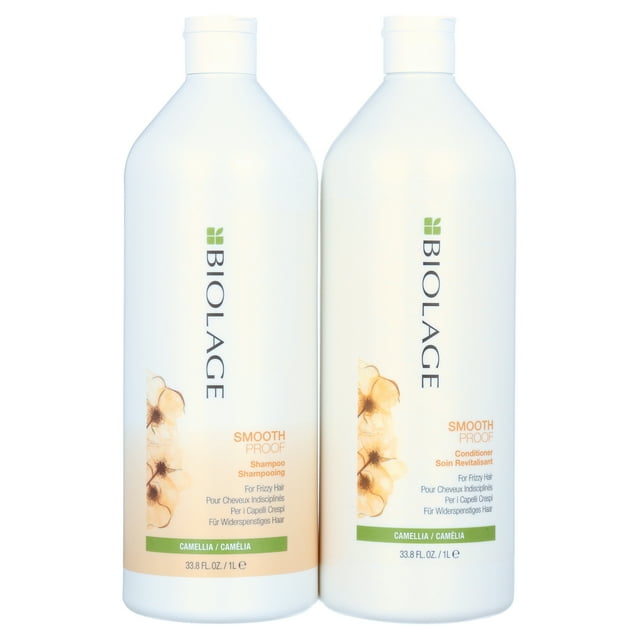 Matrix Biolage Anti-Frizz Shampoo and Conditioner Litre Duo for Wavy ...