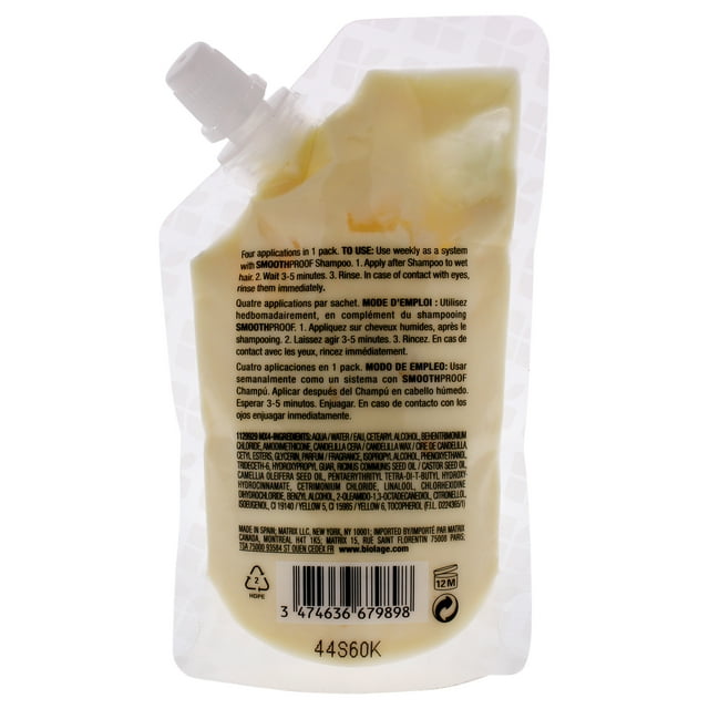 Matrix Biolage SmoothProof Deep Treatment Mask 3.4 oz Mask - Walmart.com