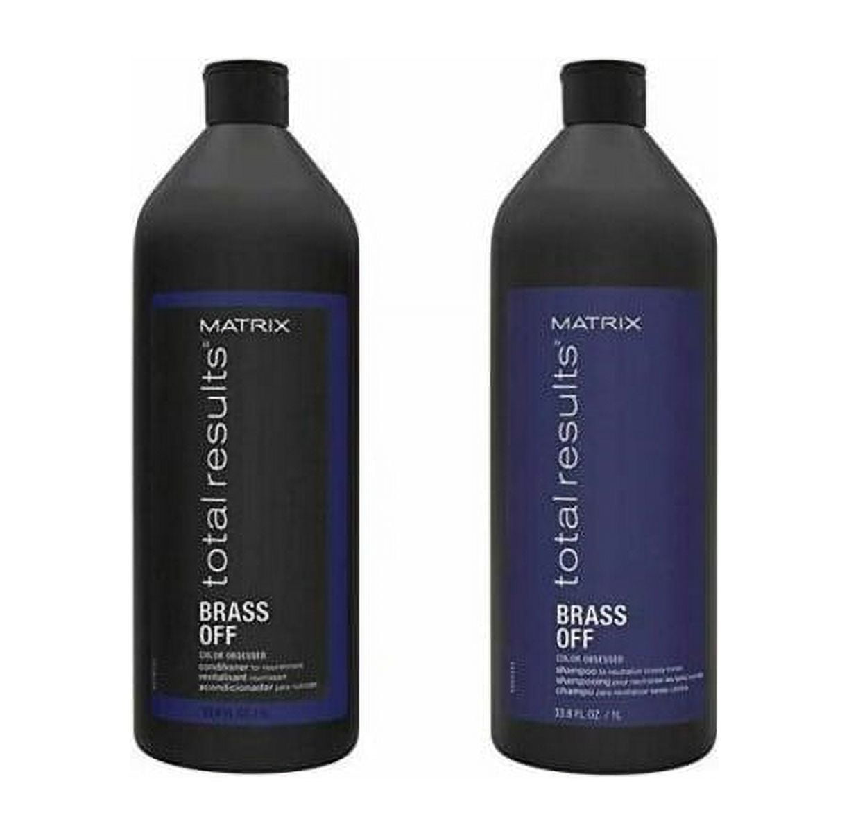 Matrix Brass Off Shampoo and Conditioner 33.8 oz - Blonde Hair Toner ...
