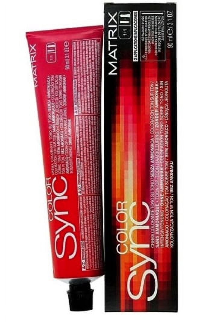 Matrix Color Sync Demi-Permanent Color 5RR+ Light Brown Red Red+ ...