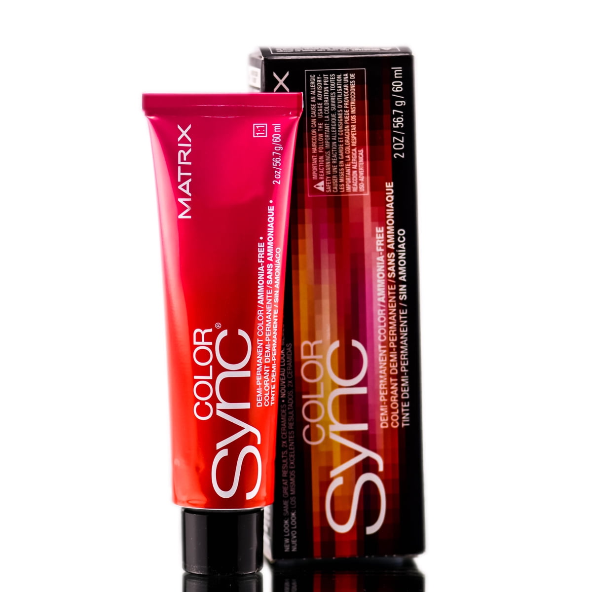 Matrix Color Sync Demi-Permanente Haircolor - 6RC+ - Light Brown Red ...