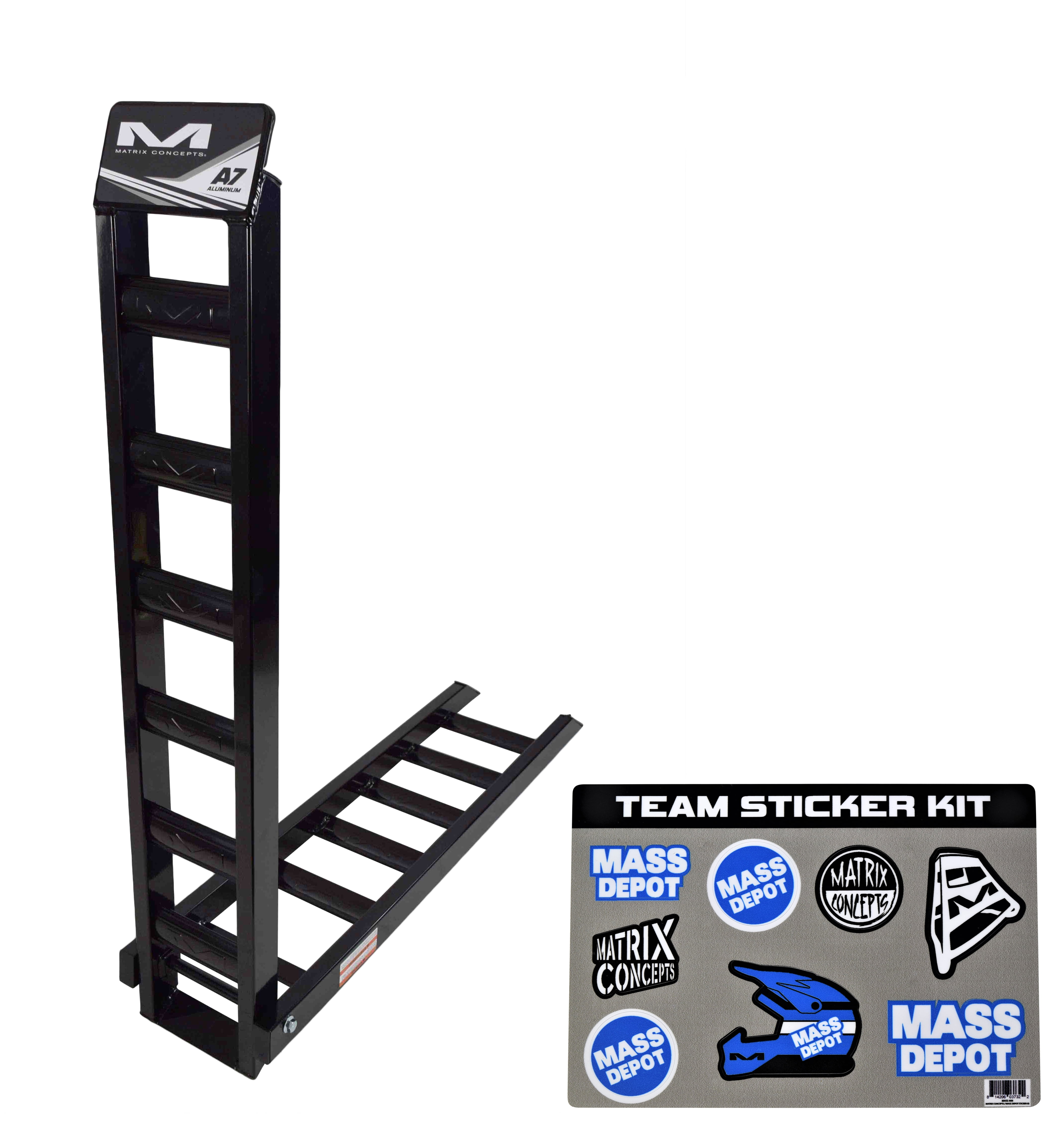 Matrix Concepts A7 Folding Ramp Aircraft Aluminum Construction with 500 ...