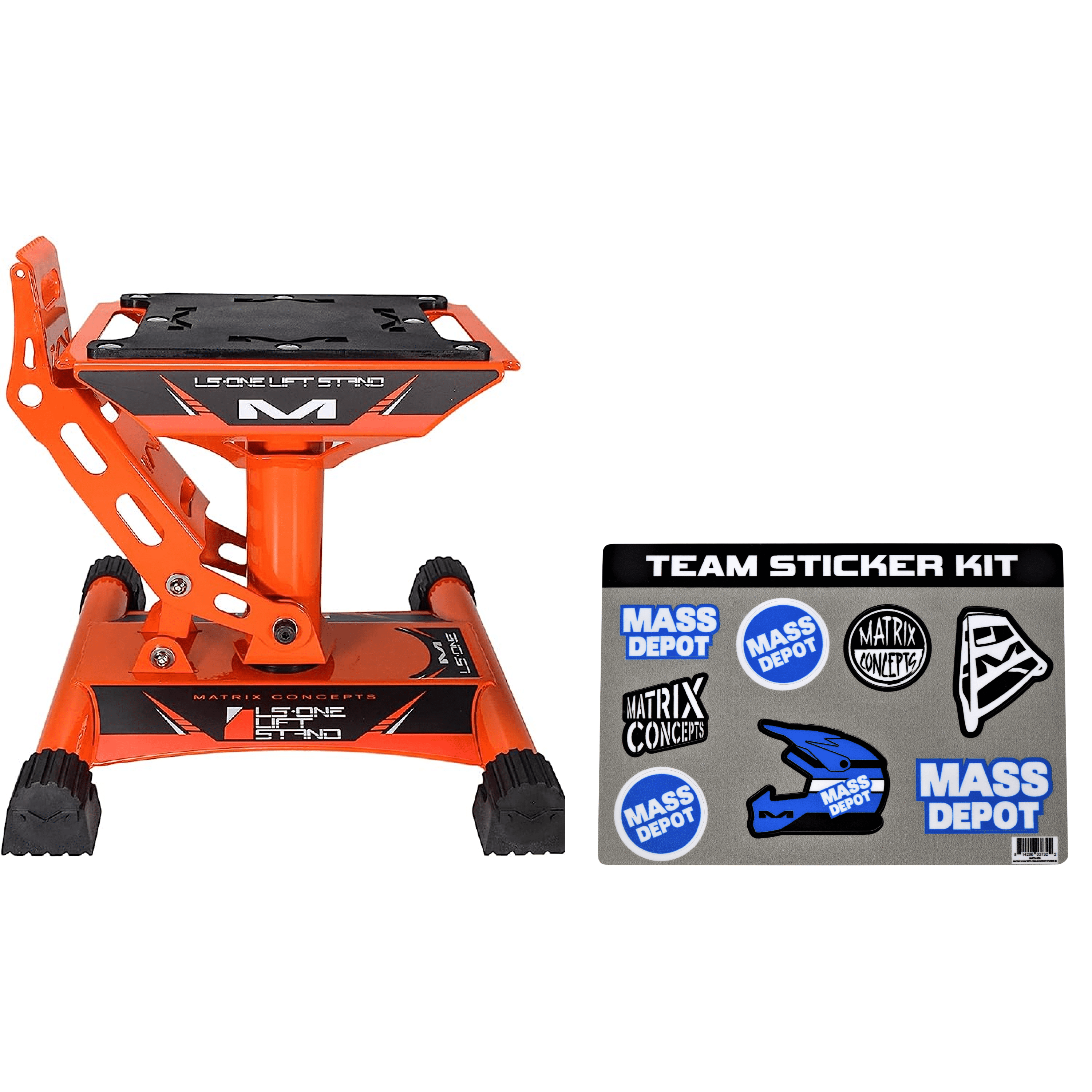 Matrix Concepts LS1 Lift Stand Carbon Steel Construction with a 500 lbs ...