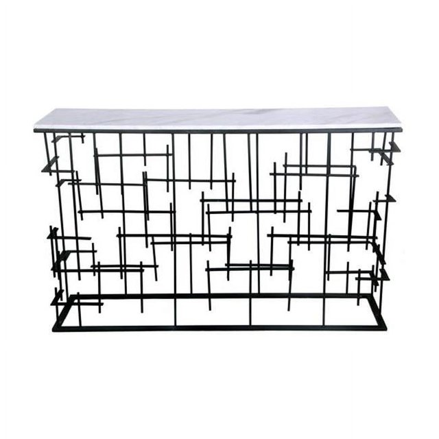 Matrix Console Table, White - Walmart.com