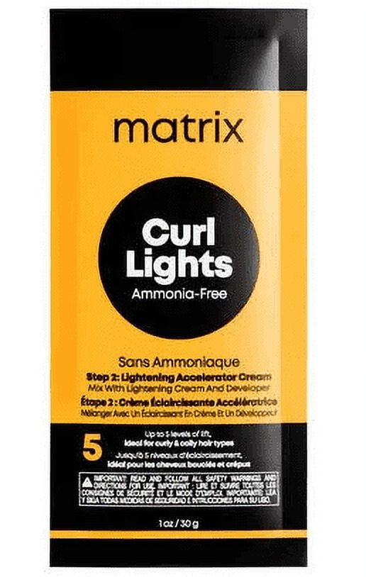 Matrix Curl Lights Step 2 Lightening Accelerator 1 oz w/ SLEEKSHOP Hair ...