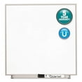 Matrix Magnetic Boards, Painted Steel, 16 X 16, White, Aluminum Frame ...