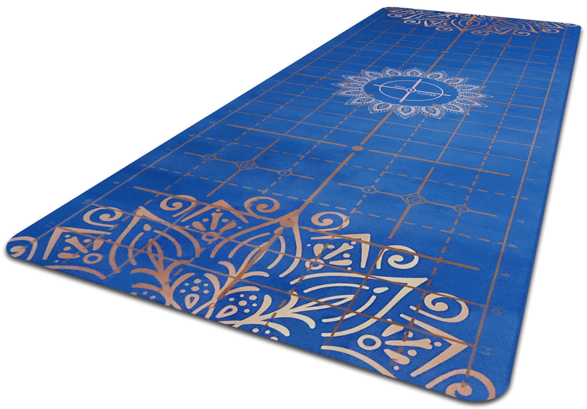Matrix Mandala Yoga Alignment & Awareness Mat - A Matrix of Grid Lines ...