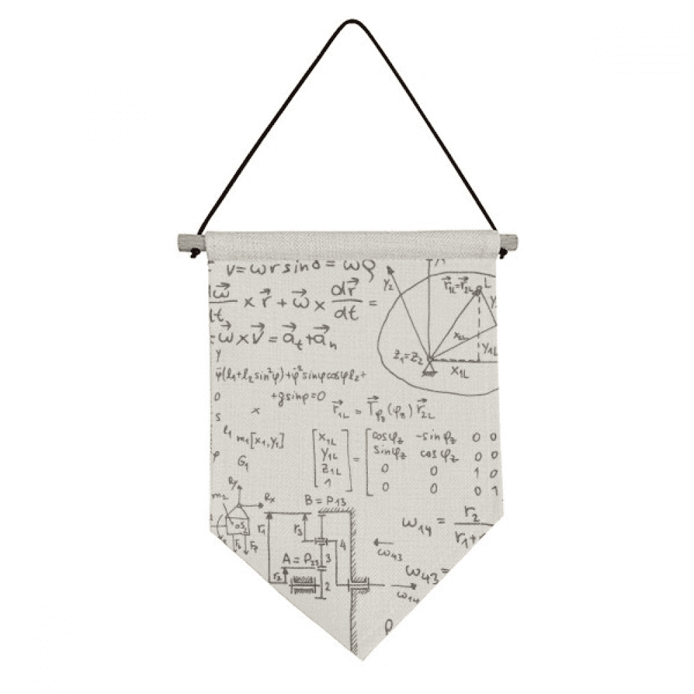 Matrix Mathematical Formulas Science Calculus Canvas Flag Hanging Wall ...