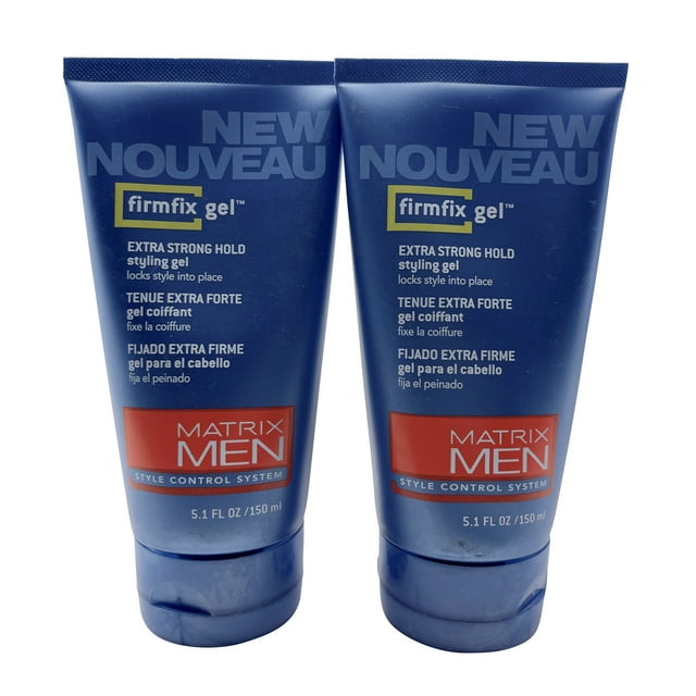 Matrix Men Firm Fix Gel, Extra Strong Hold Styling Gel, Frizz ...