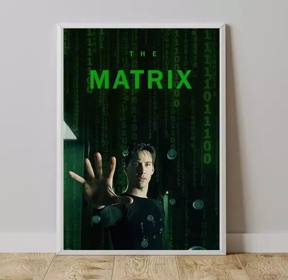 Matrix Movie Poster Inspired Digital Art Print, The Matrix Poster NO ...