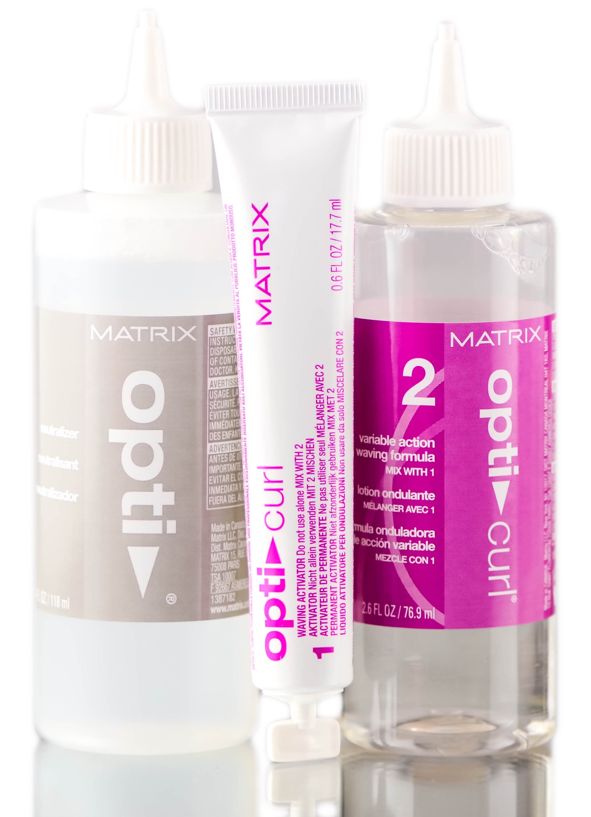 Matrix Opti Curl Self Adjusting Acid Wave 1 Application All Hair Types ...