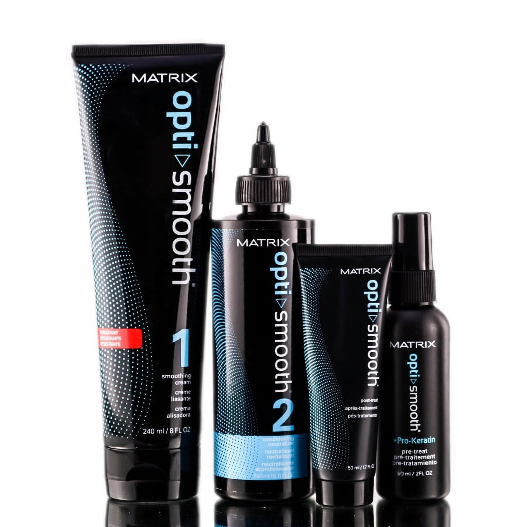 Matrix Opti Smooth Permanent Smoothing System - Resistant Kit - Pack of ...