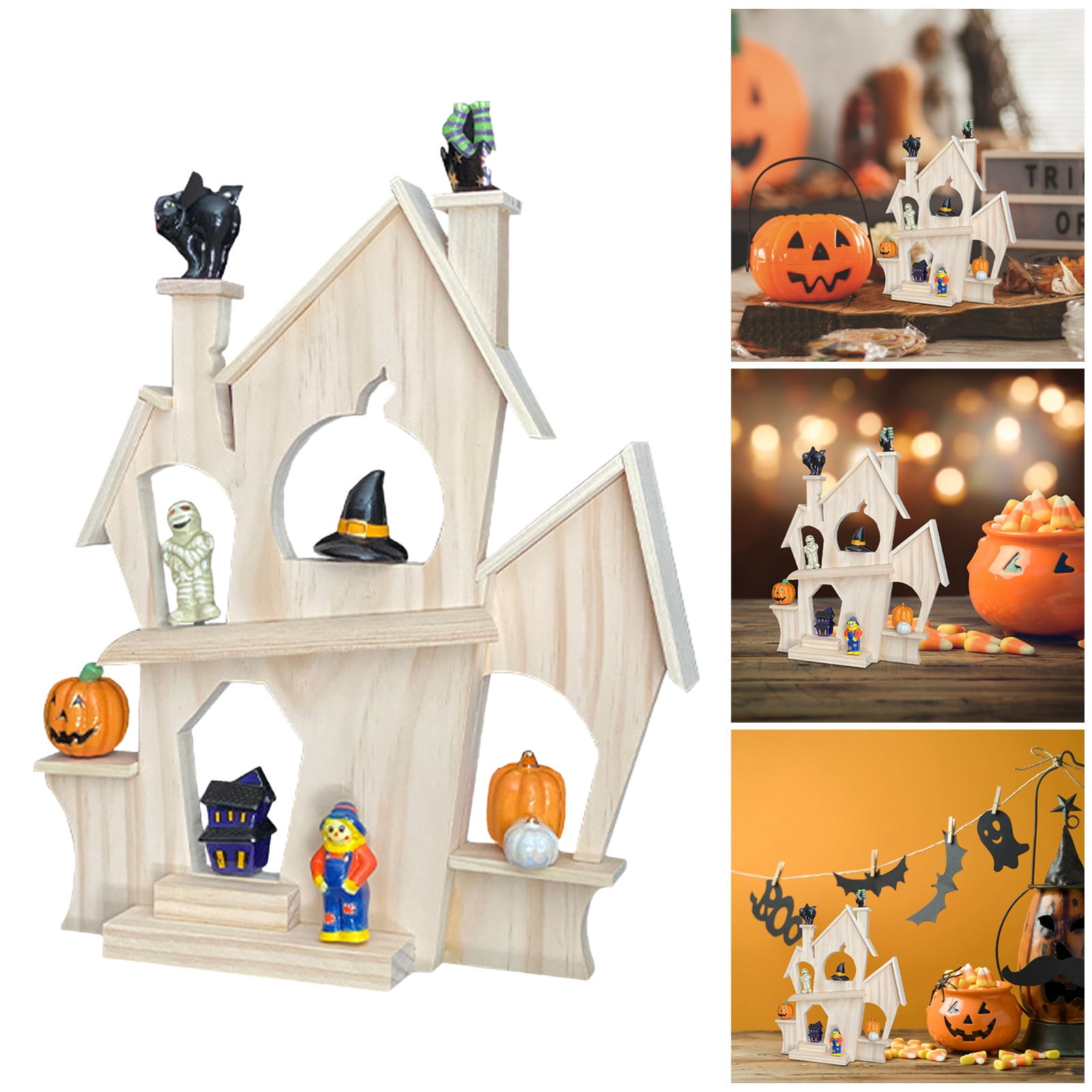 Matrix Ornament Mini Decorations Decorations Wooden Crafts Sleeping ...