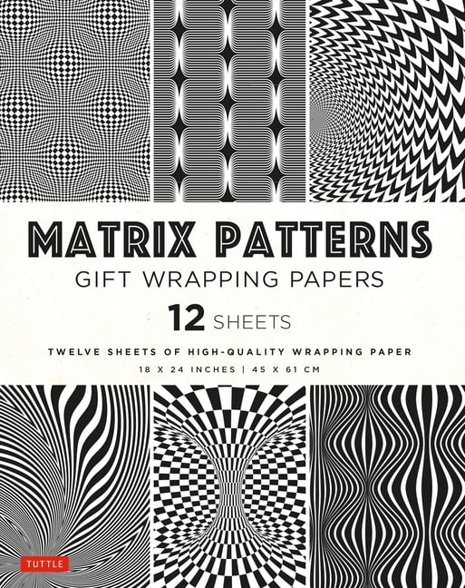 Matrix Patterns Gift Wrapping Papers - 12 Sheets: 18 X 24 Inch (45 X 61 ...