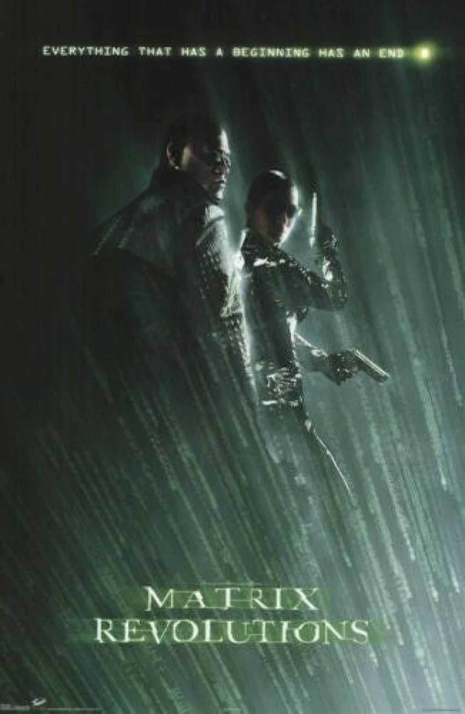Matrix Revolutions 22x34 inch movie poster (Morpheus and Trinity ...