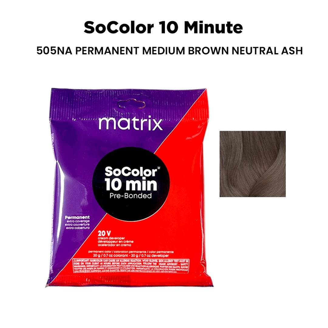 Matrix SoColor 10 Minute Pre-Bonded Permanent Hair Color & Developer ...