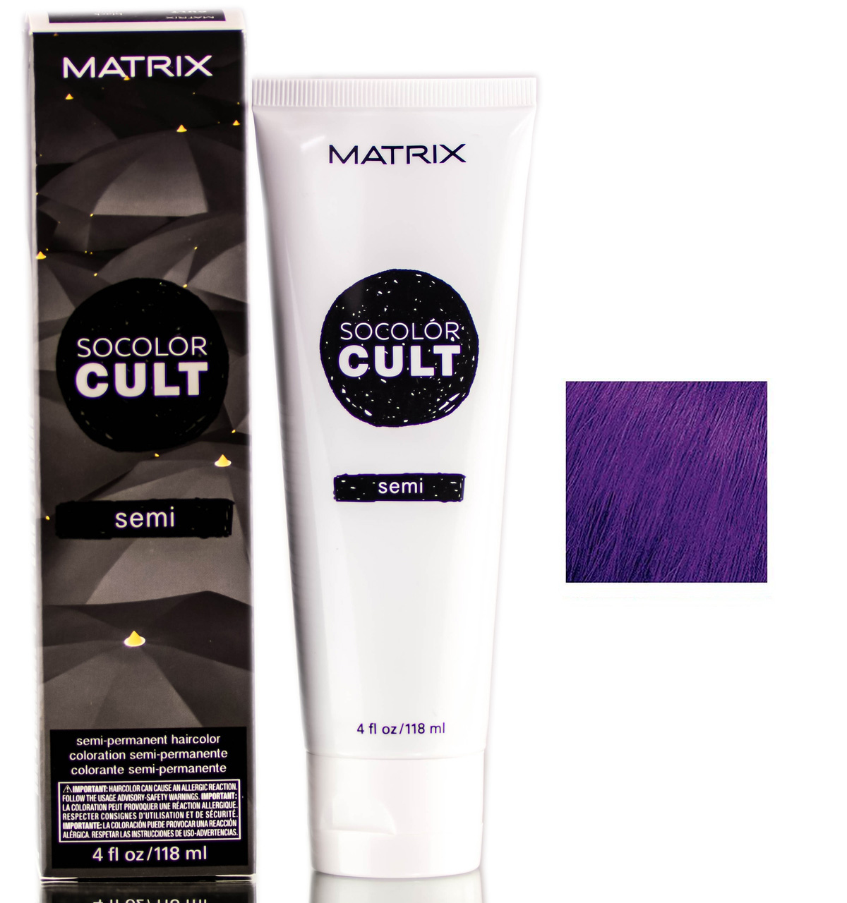 Matrix SoColor Cult Semi Perm Haircolor - Royal Purple - Pack of 3 with ...