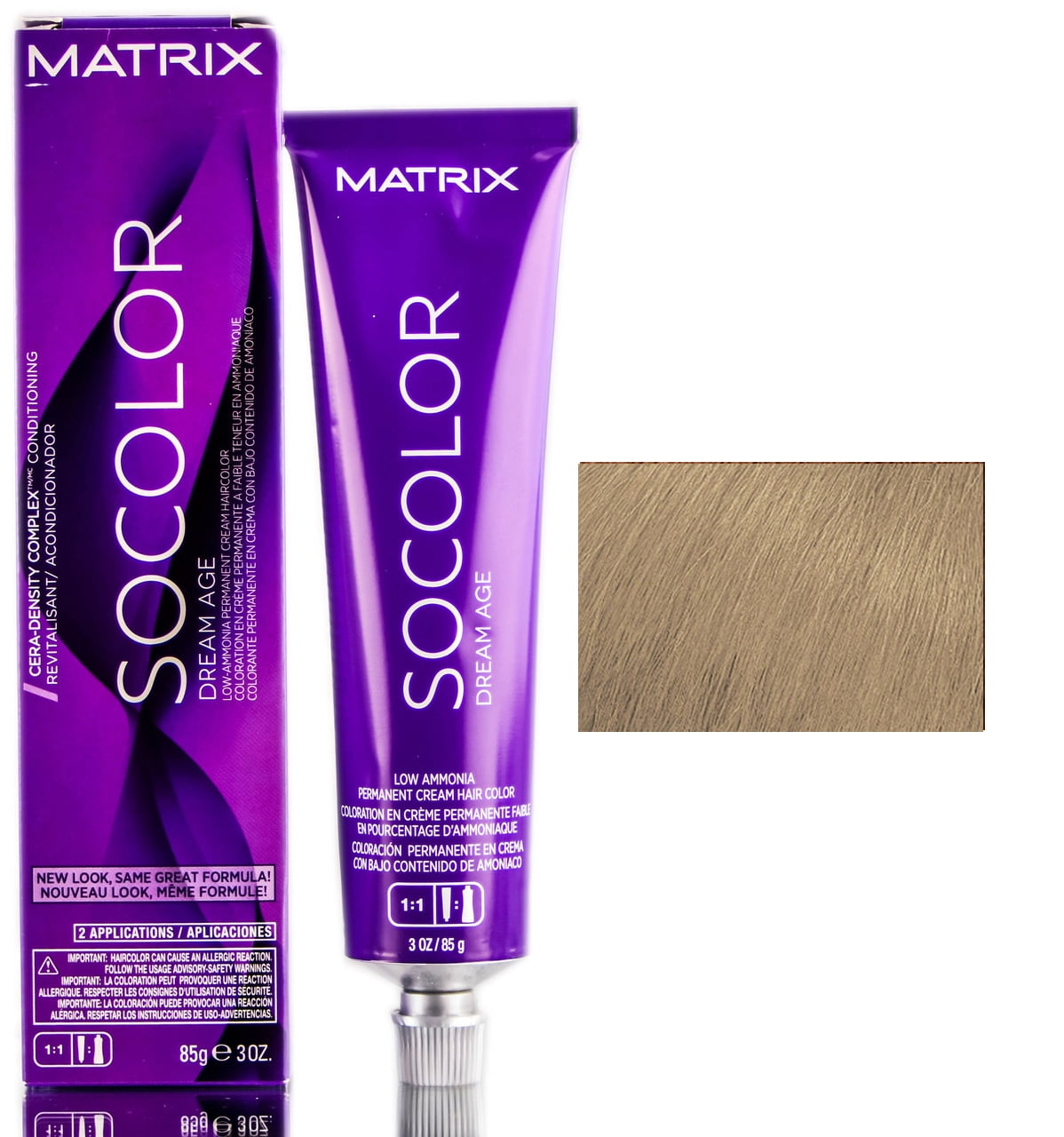 Matrix SoColor Dream Age Perm Cream Haircolor - 510NA Extra Light ...