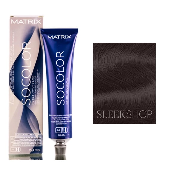 Matrix SoColor Grey't Naturals, 504NA Dark Brown Neutral Ash, Extra ...