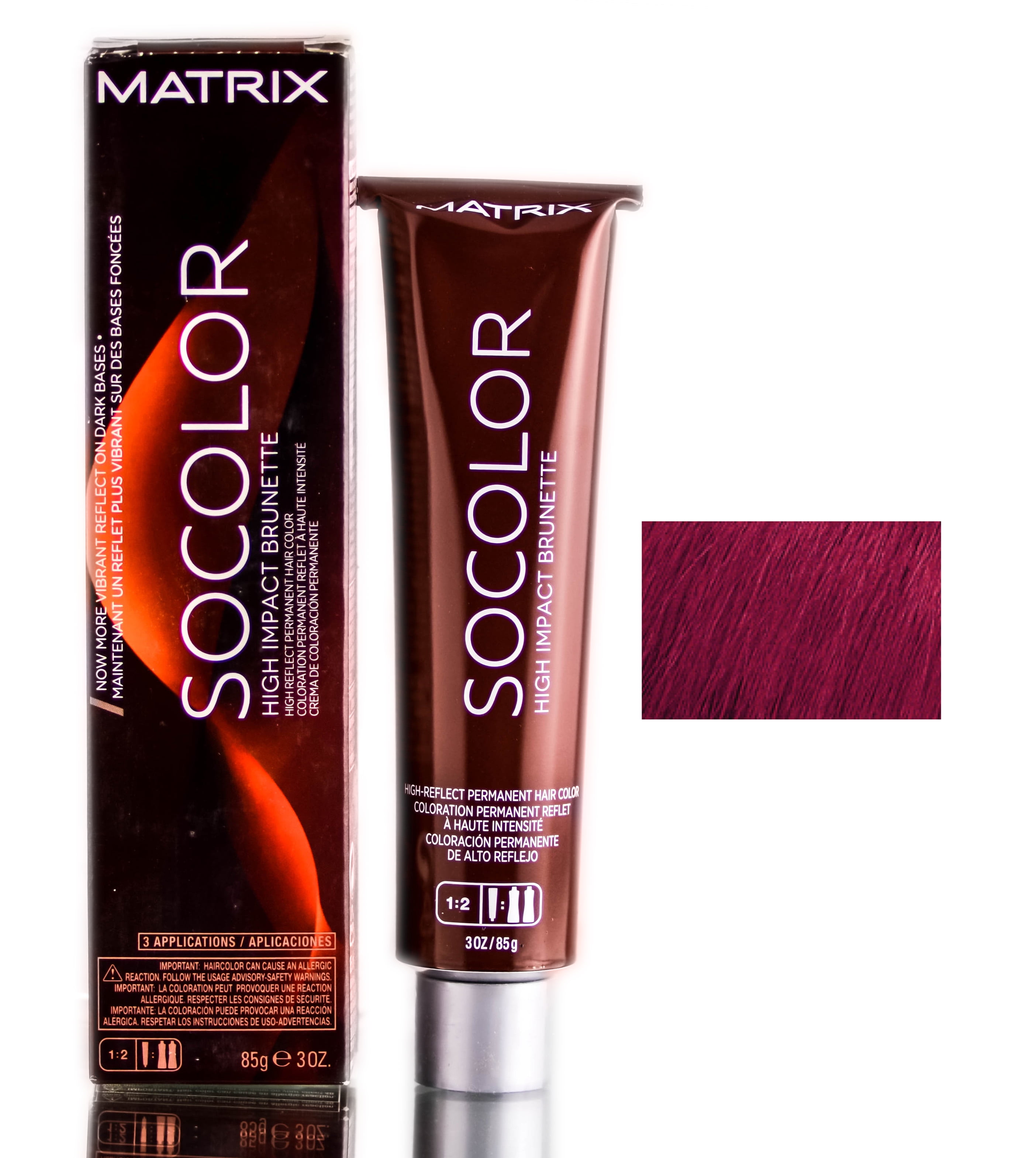 Matrix SoColor High Impact Brunette Perm Haircolor - RR Red Red - Pack ...