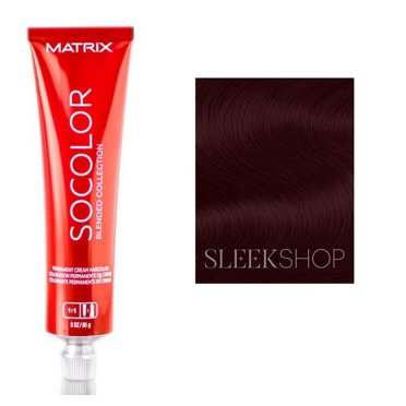Matrix SoColor Permanent Blended Collection Cream Haircolor, 7RB, Dark ...