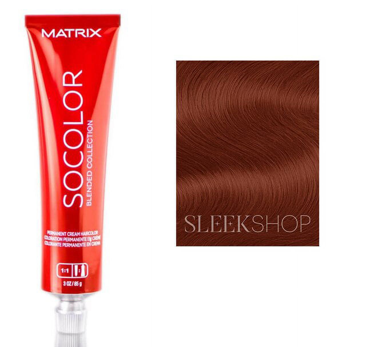 Matrix SoColor Permanent Blended Collection Cream Haircolor, 7CG, Dark ...