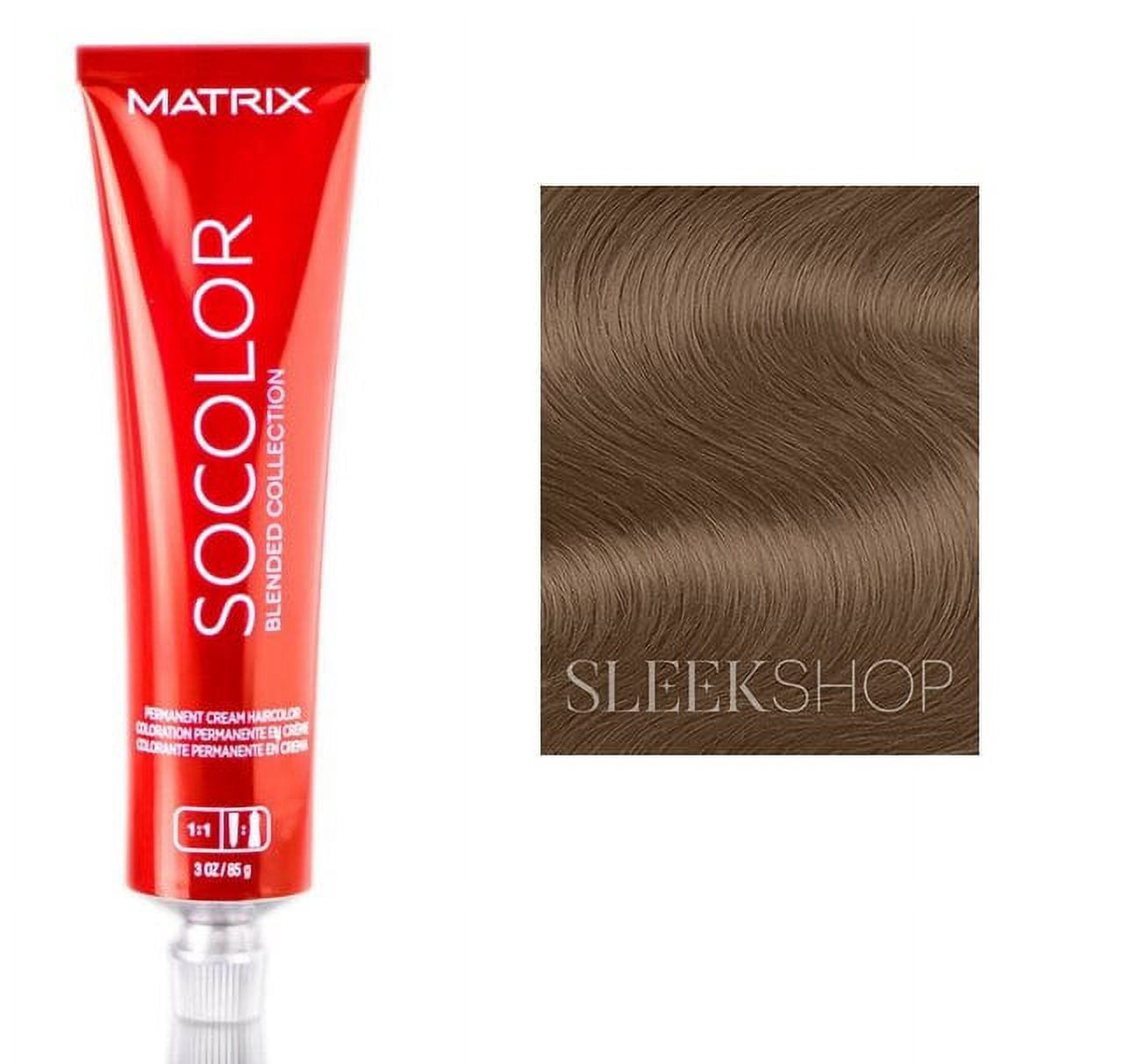 Matrix SoColor Permanent Blended Collection Cream Haircolor, 7P, Dark ...