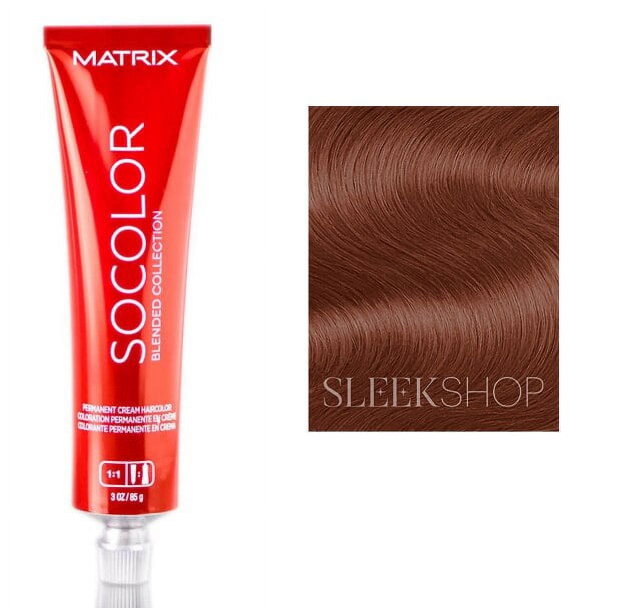 Matrix SoColor Permanent Blended Collection Cream Haircolor, 7RB, Dark ...