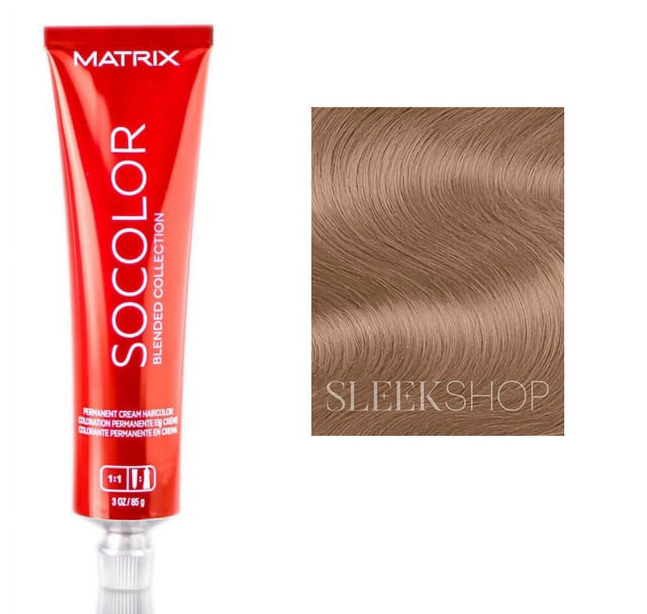 Matrix SoColor Permanent Blended Collection Cream Haircolor, 8M, Medium ...