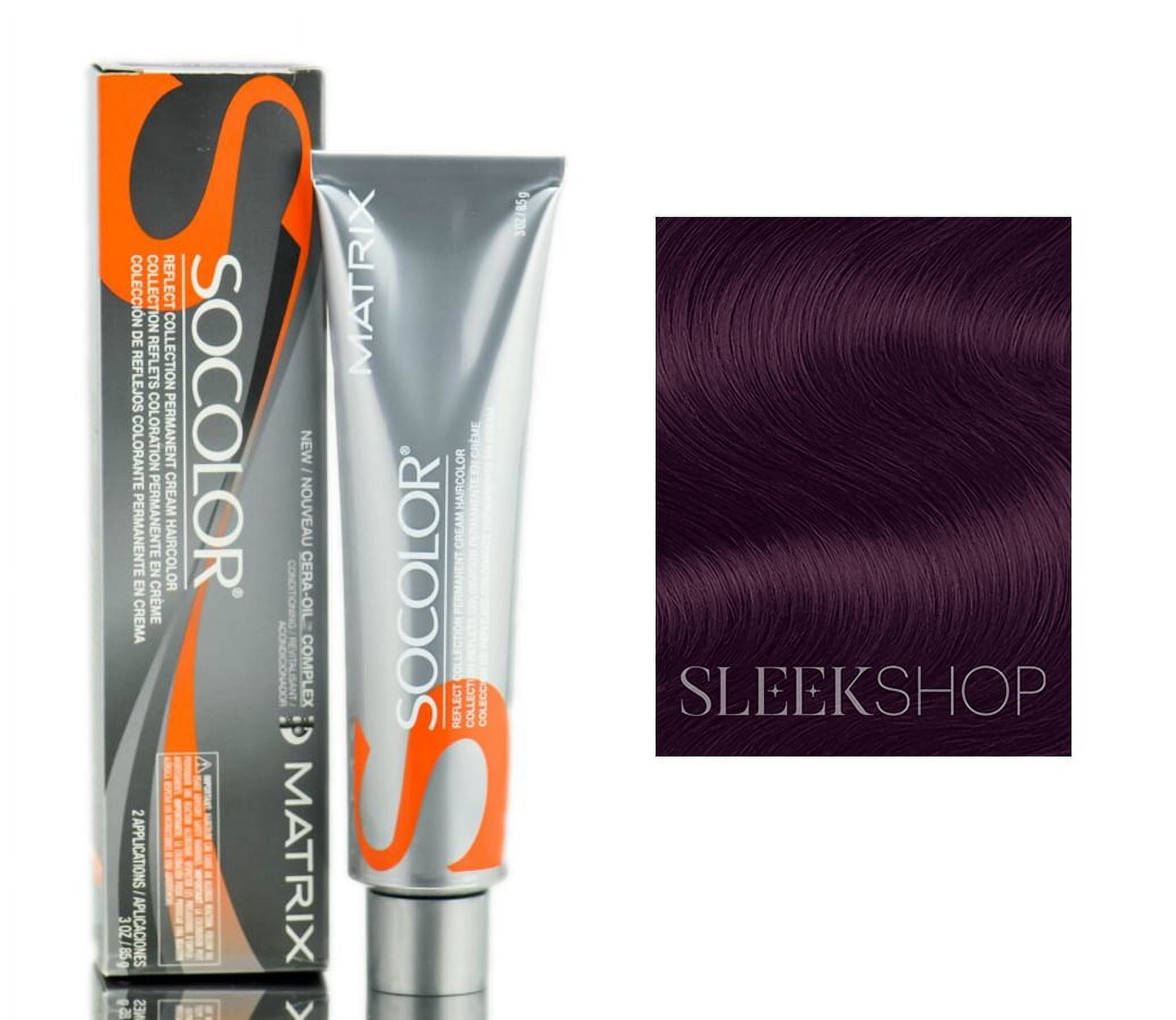 Matrix SoColor Reflect Collection, Hair Color - 3VR Darkest Brown ...
