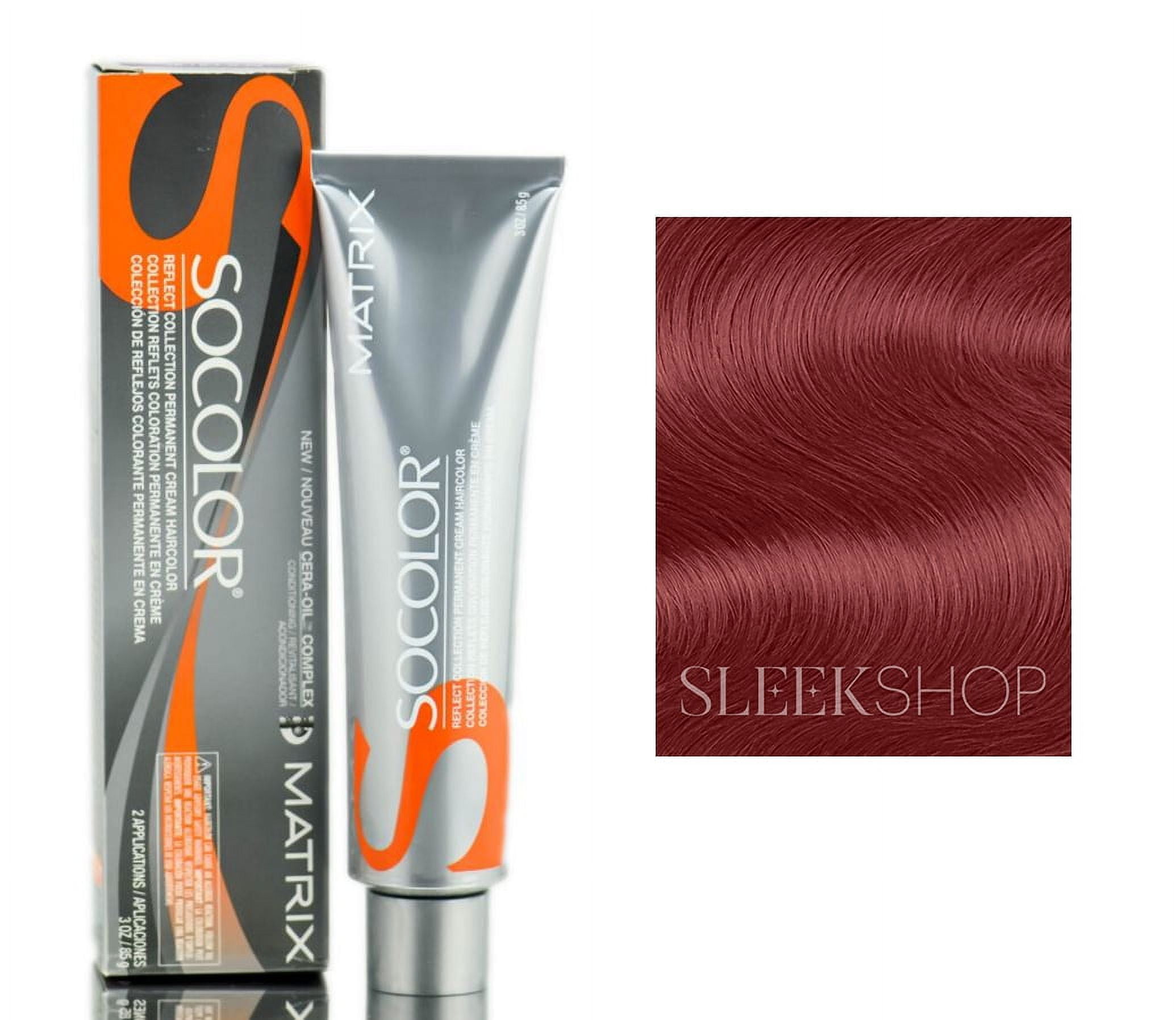 Matrix SoColor Reflect Collection, Hair Color - 6RR+ - Light Brown Red ...