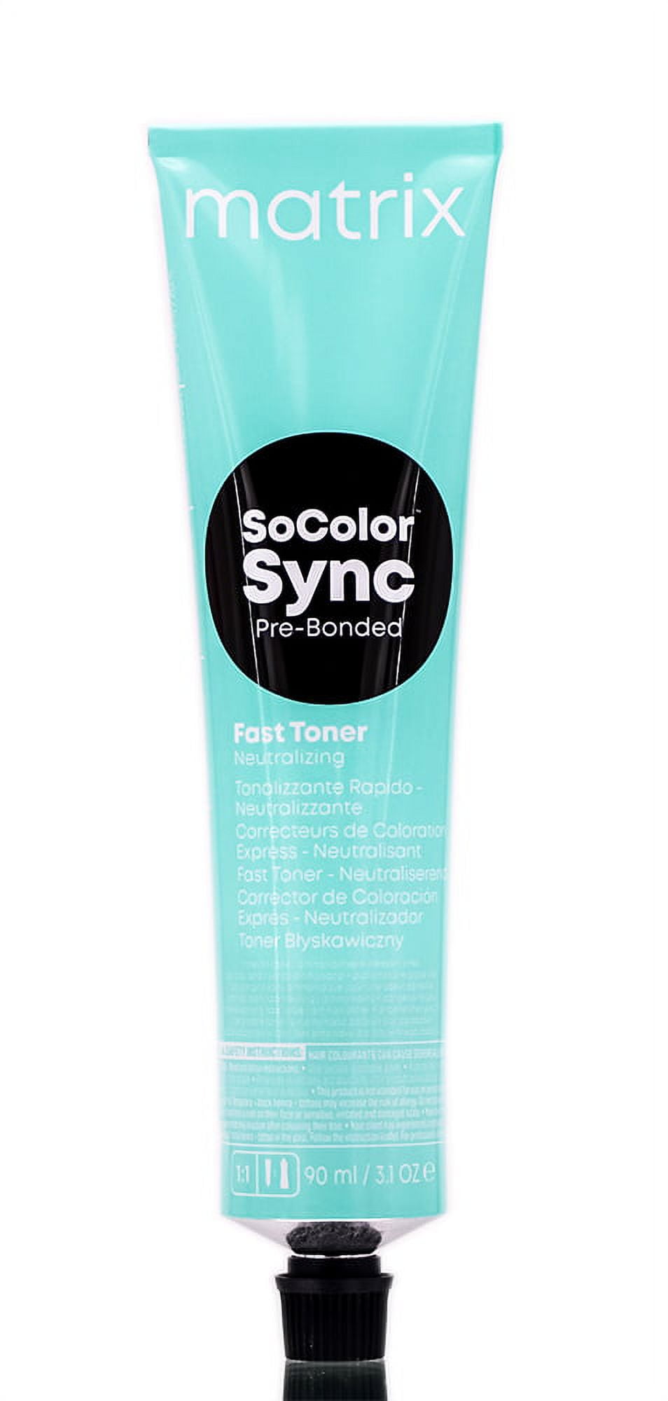 Matrix SoColor Sync Pre-Bonded Fast Toner (3.1 oz) - Anti-Yellow ...