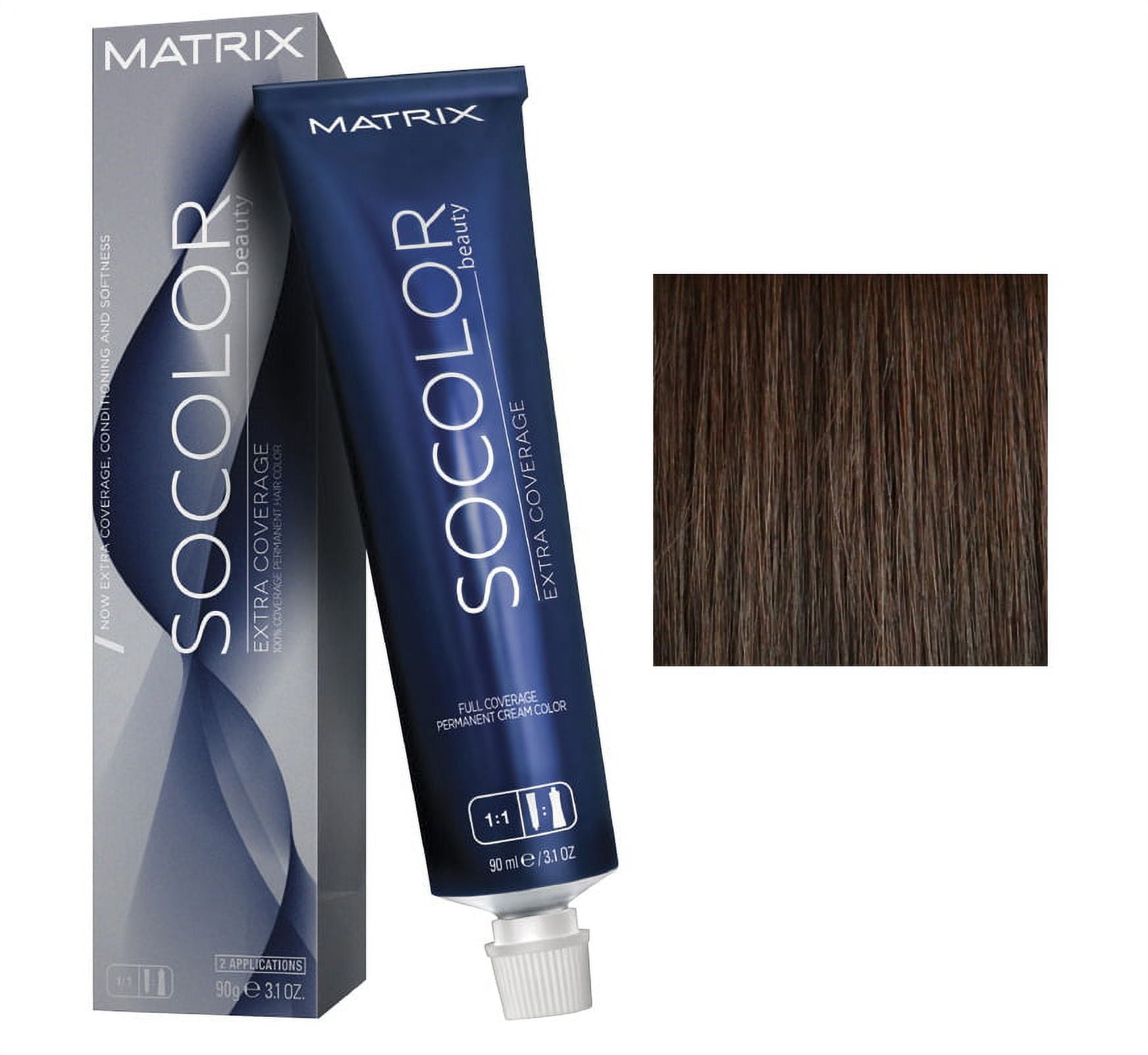 Matrix Socolor Extra Coverage LARGE Haircolor (3 oz) - 506NA - Light ...