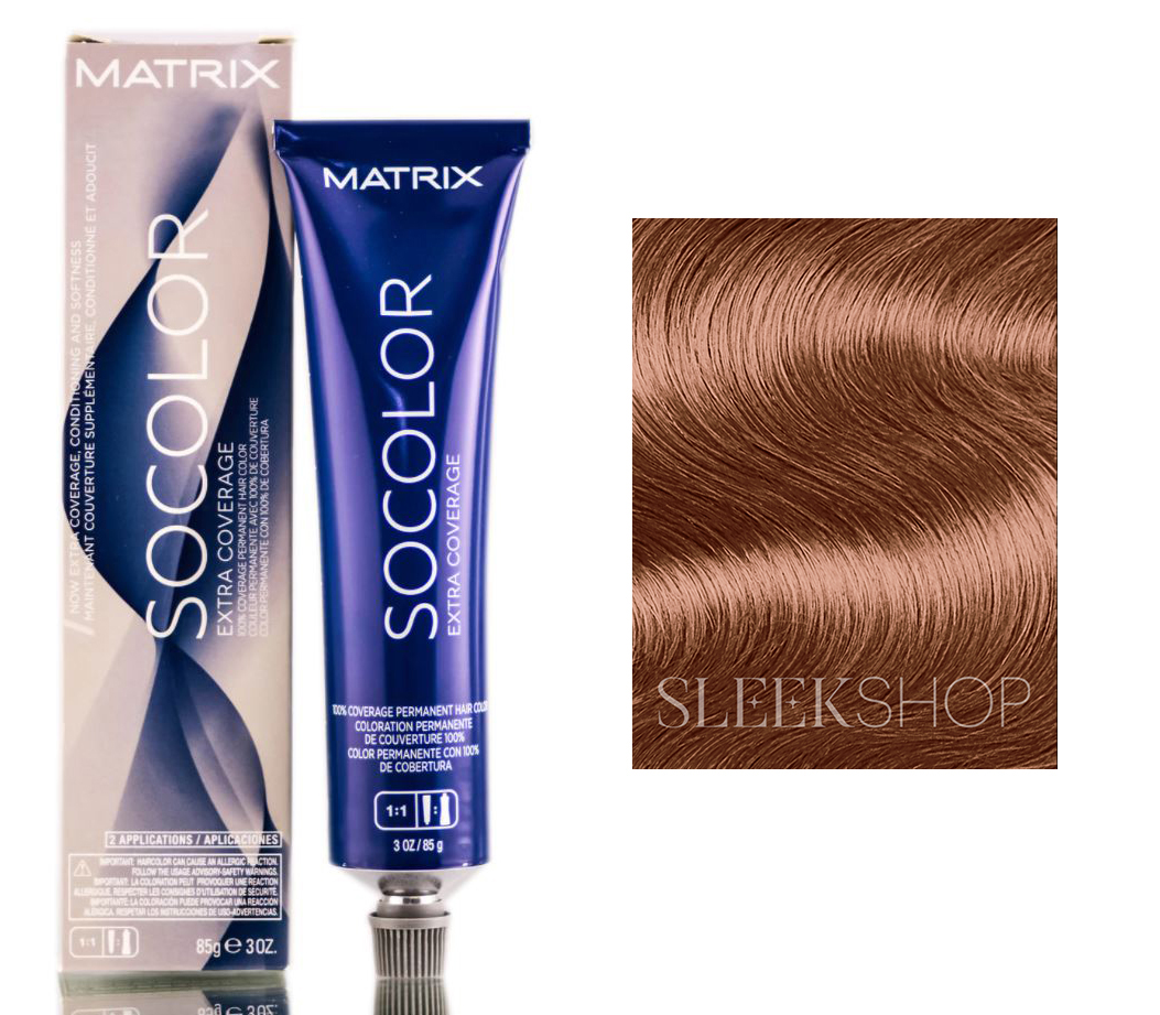 Matrix Socolor Extra Coverage LARGE Haircolor - 3 oz - 508BC - Light ...