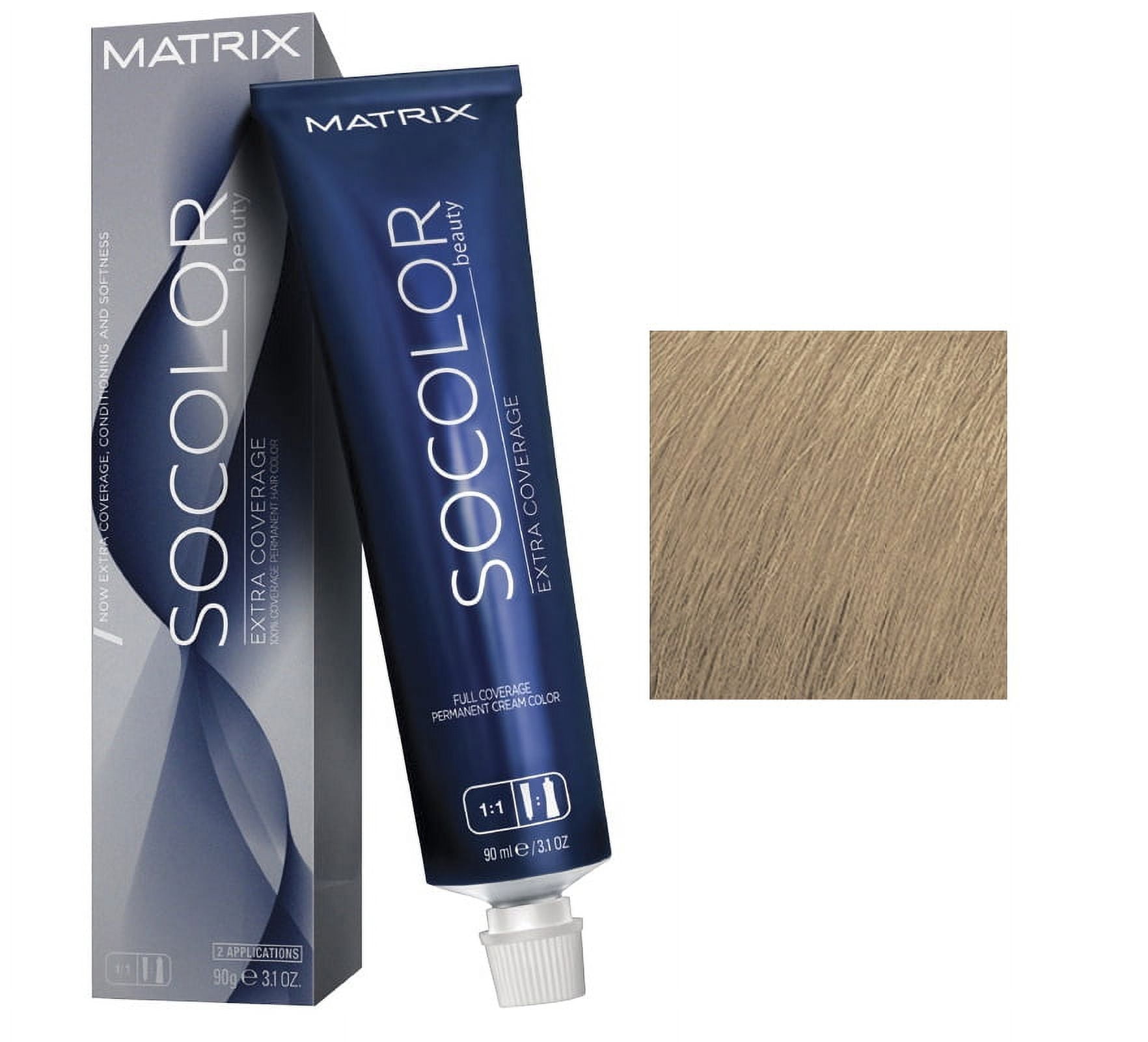Matrix Socolor Extra Coverage Haircolor, Large 3 oz, 510NA Extra Light ...