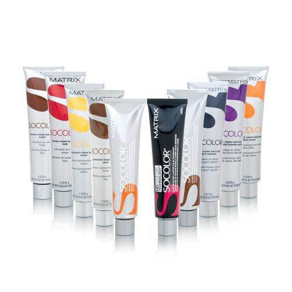 Matrix Socolor Permanent Cream Hair Color 6RR Light Brown Red Red ...